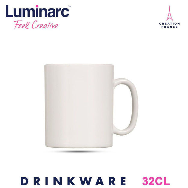 Azay B2B Wholesale. !LUMINARC TEMPERED ESSENCE WHITE MUG 32CL